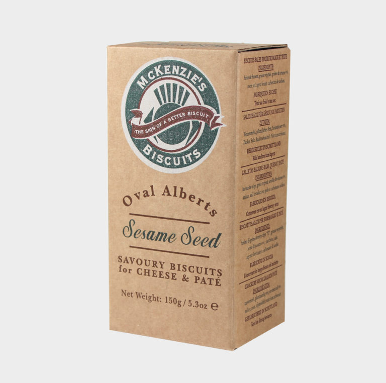McKenzie's Oval Albert sesame biscuits - Scottish Food