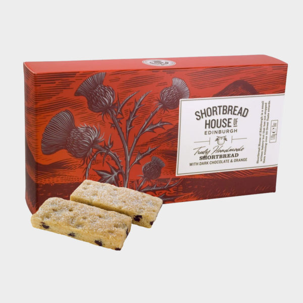 Shortbread House Dark Chocolate & Orange Fingers Shortbread Box 170g ...