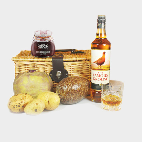 The Haggis and Famous Grouse Hamper Boxed - Scottish Food