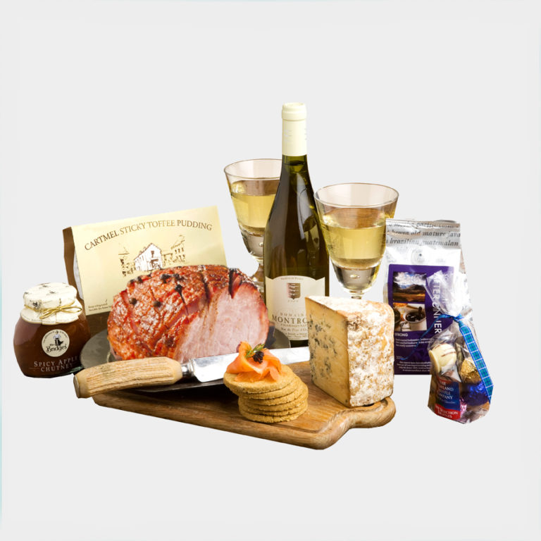 Scottish, Honey, Home Roast Ham Meal Hamper, Boxed - Scottish Food