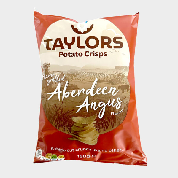 Taylors Flamegrilled Aberdeen Angus Crisps - Scottish Food