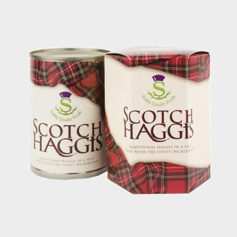 Stahly Scotch Haggis Tin 410g delivered by Scottish Food