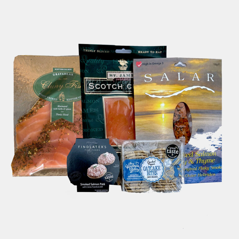 Mini Smoked Salmon Selection (Boxed) - Scottish Food